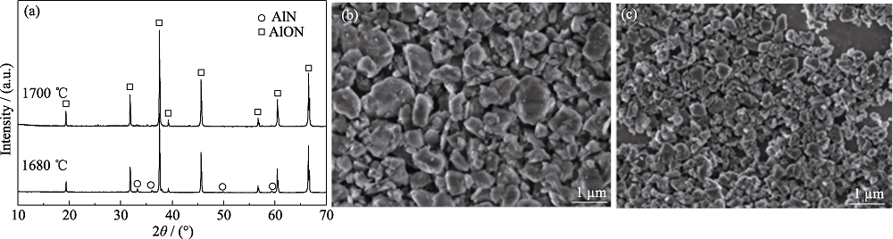 透明AlON陶瓷凝胶浇注成型及其无压烧结制备